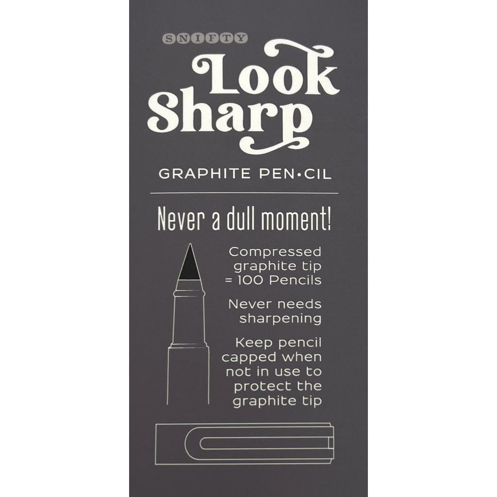 Look Sharp – Graphite Pen•cil – Gray – Snifty Scented Products